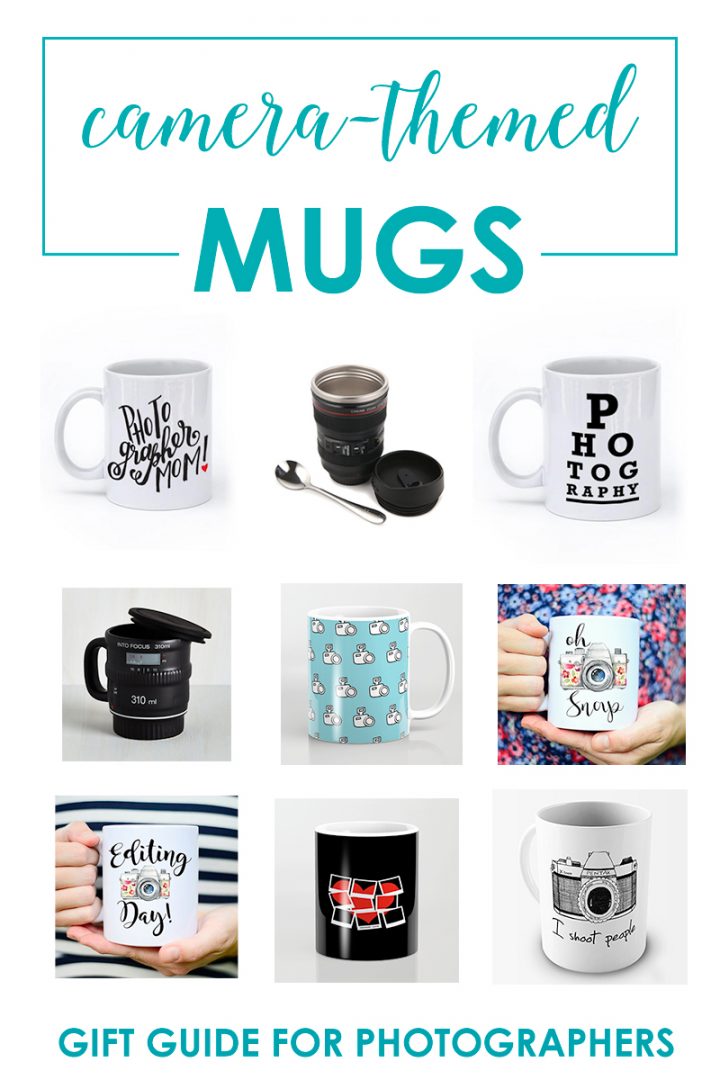 Camera-Themed Mugs - Gift Guide For Photographers - Snap Happy Mom