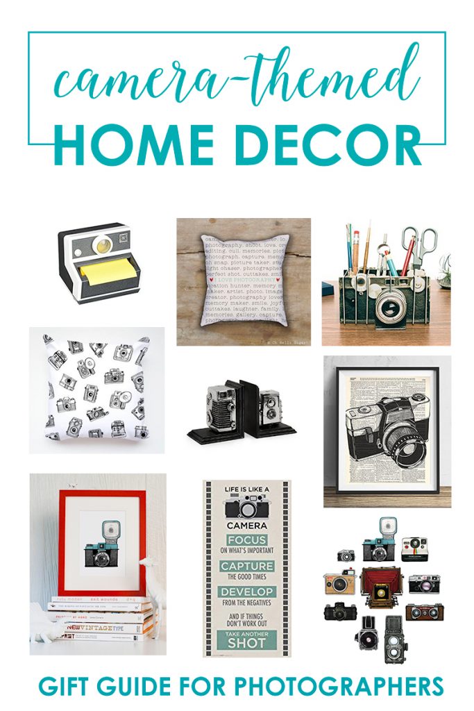 Camera-Themed Home Decor - Gifts For Photography Lovers - Snap Happy Mom