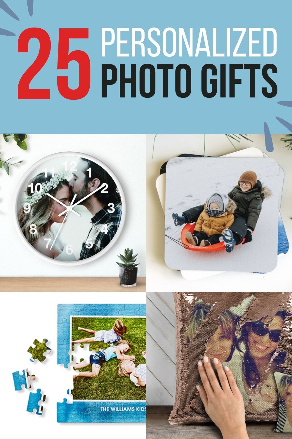25+ Best Personalized Photo Gifts - Snap Happy Mom