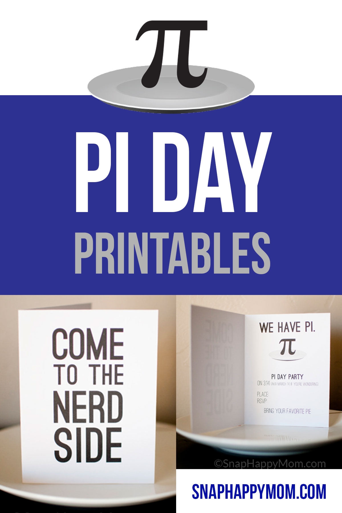 Pi Day Invitations - Free Printable Download for Pie Parties On March ...