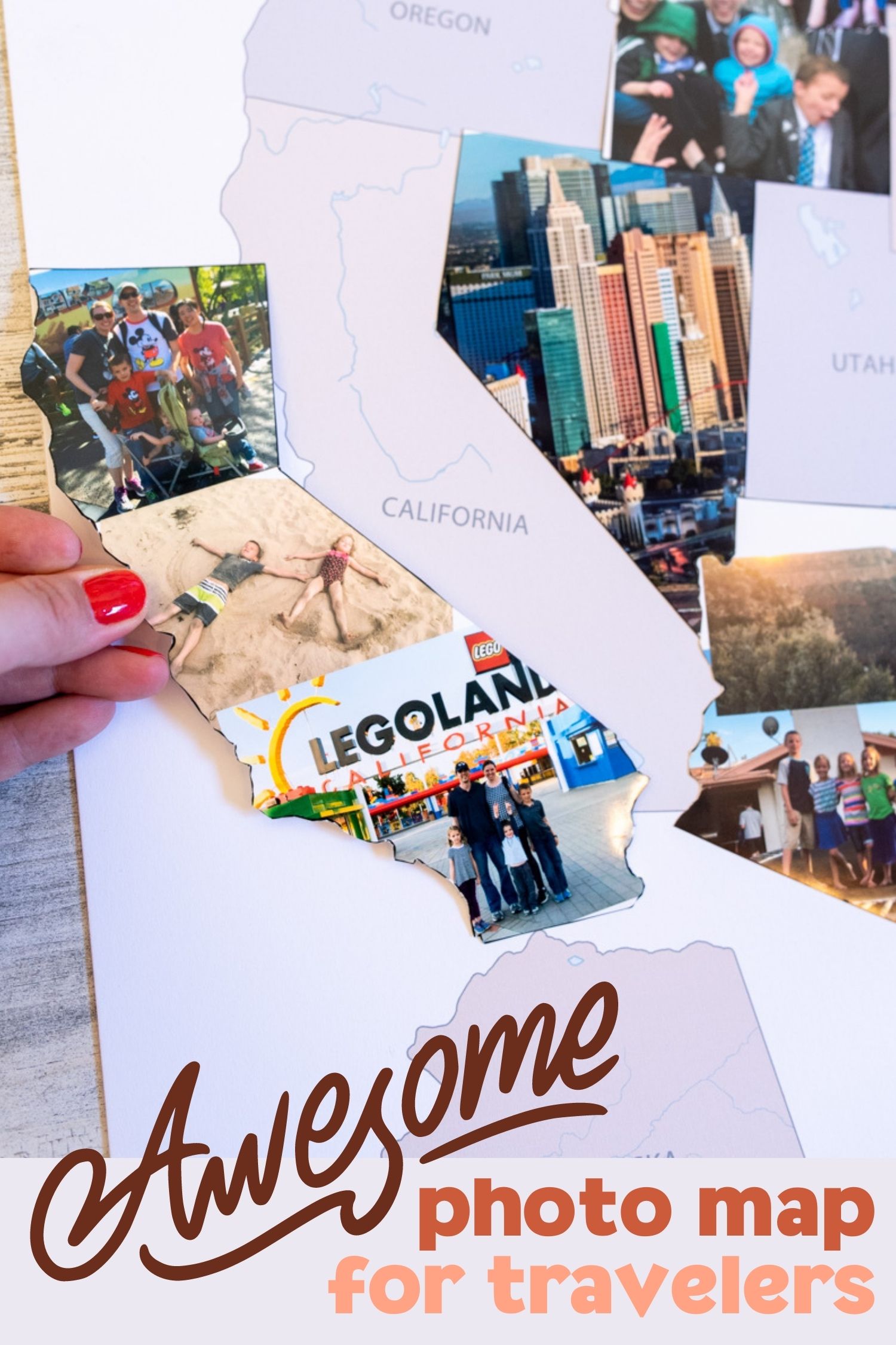 A 50 States Photo Map: The Best Way To Display Your Travel Adventures ...