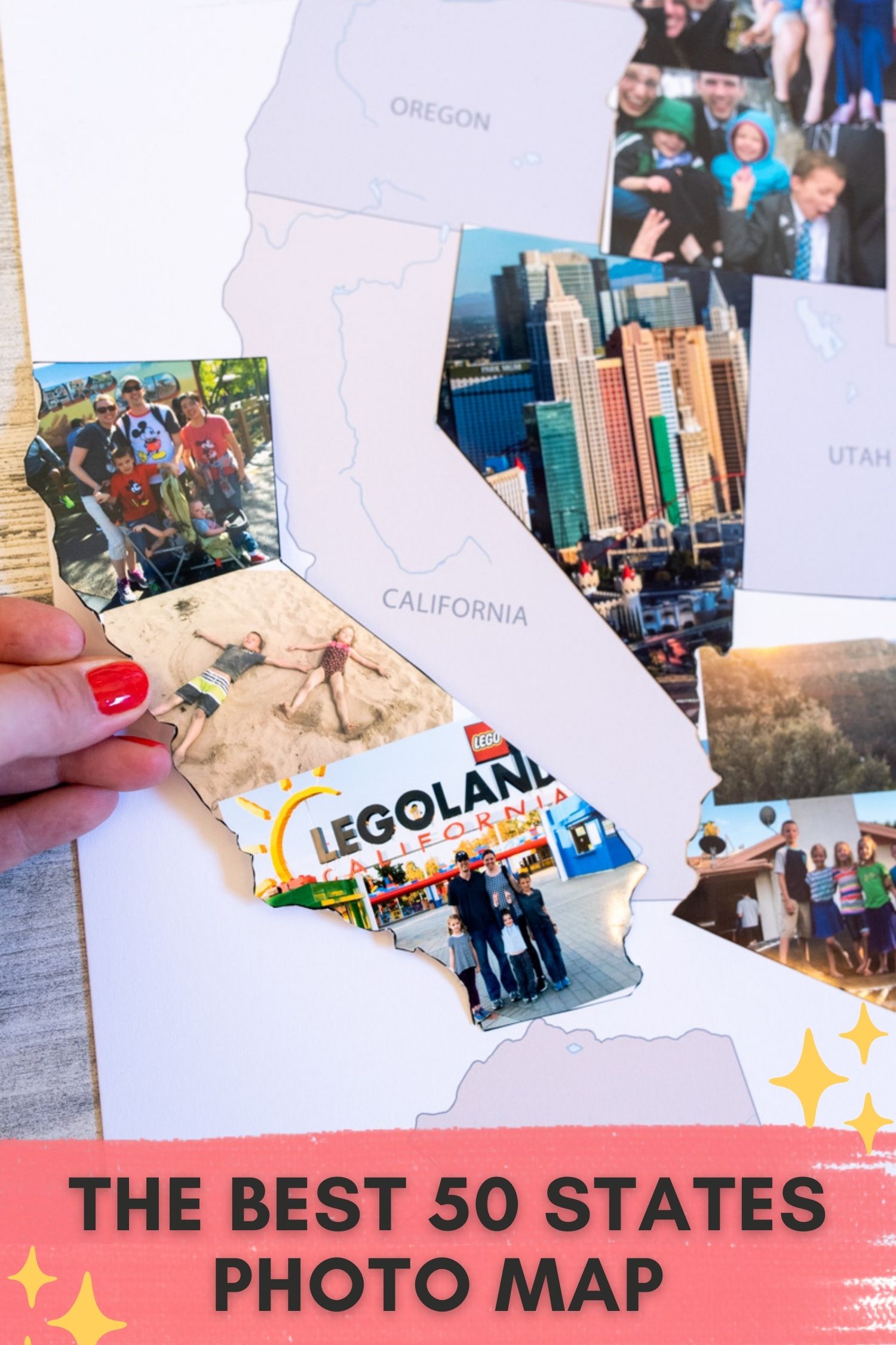 A 50 States Photo Map: The Best Way To Display Your Travel Adventures ...