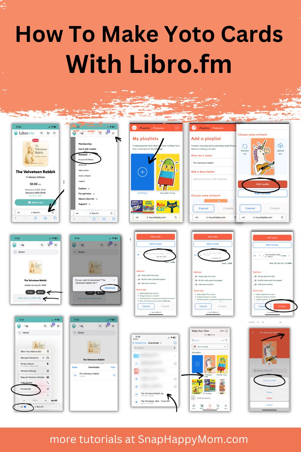 How to Use Libro.fm for Yoto Cards - Snap Happy Mom