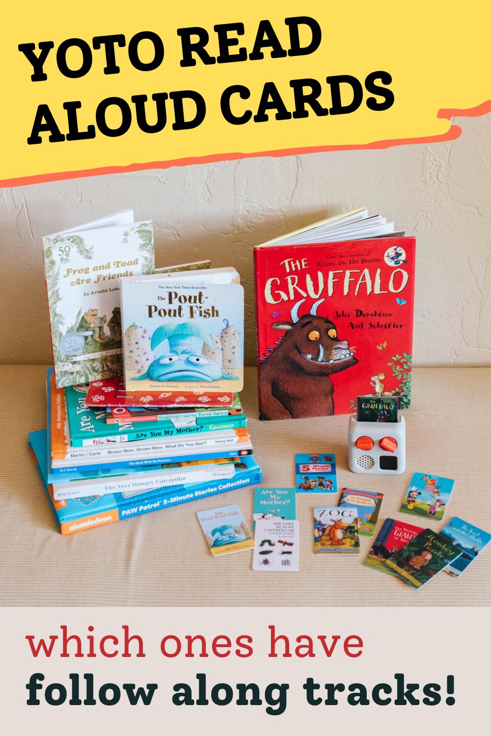 Yoto Cards That Have Matching Read Aloud Books [and which ones have ...